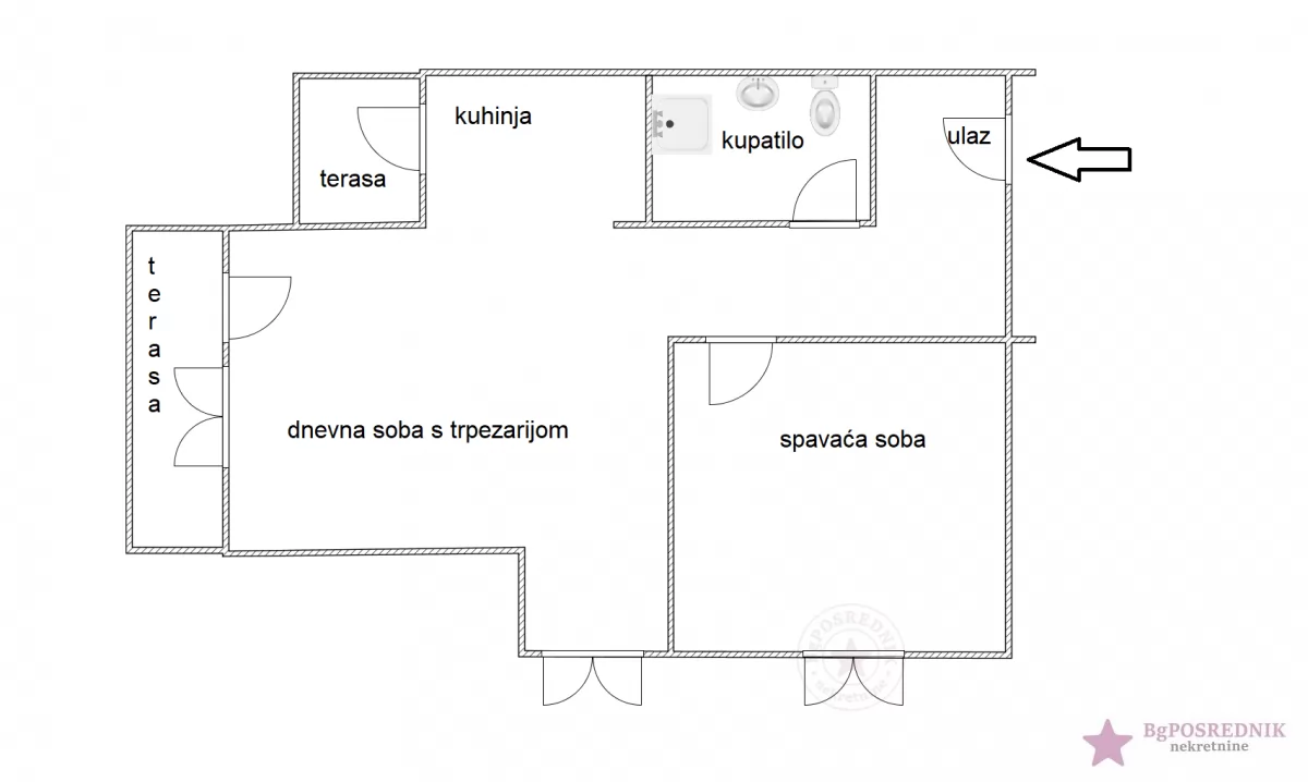 Voždovac, Trošarina, Vojvode Stepe, 69.16m2