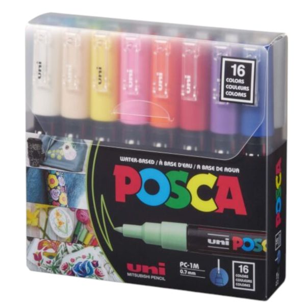 Posca set markera PC-1m 16/1