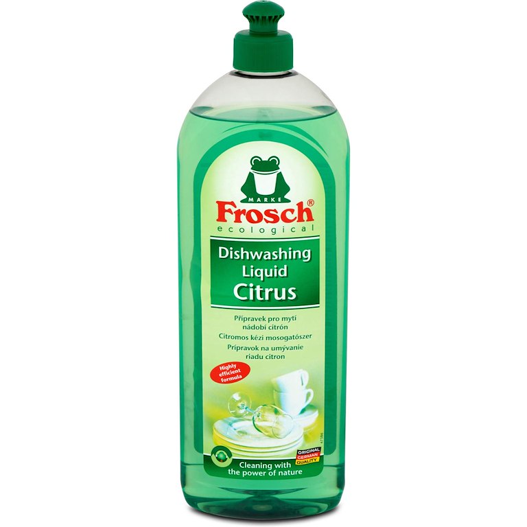 Frosch det sud dishwashing green lemon 750ml frosch
