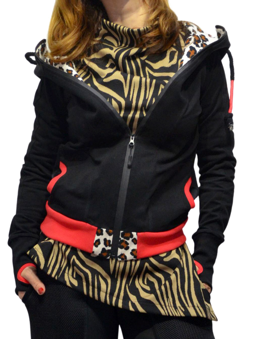 Animal print NINJA duks