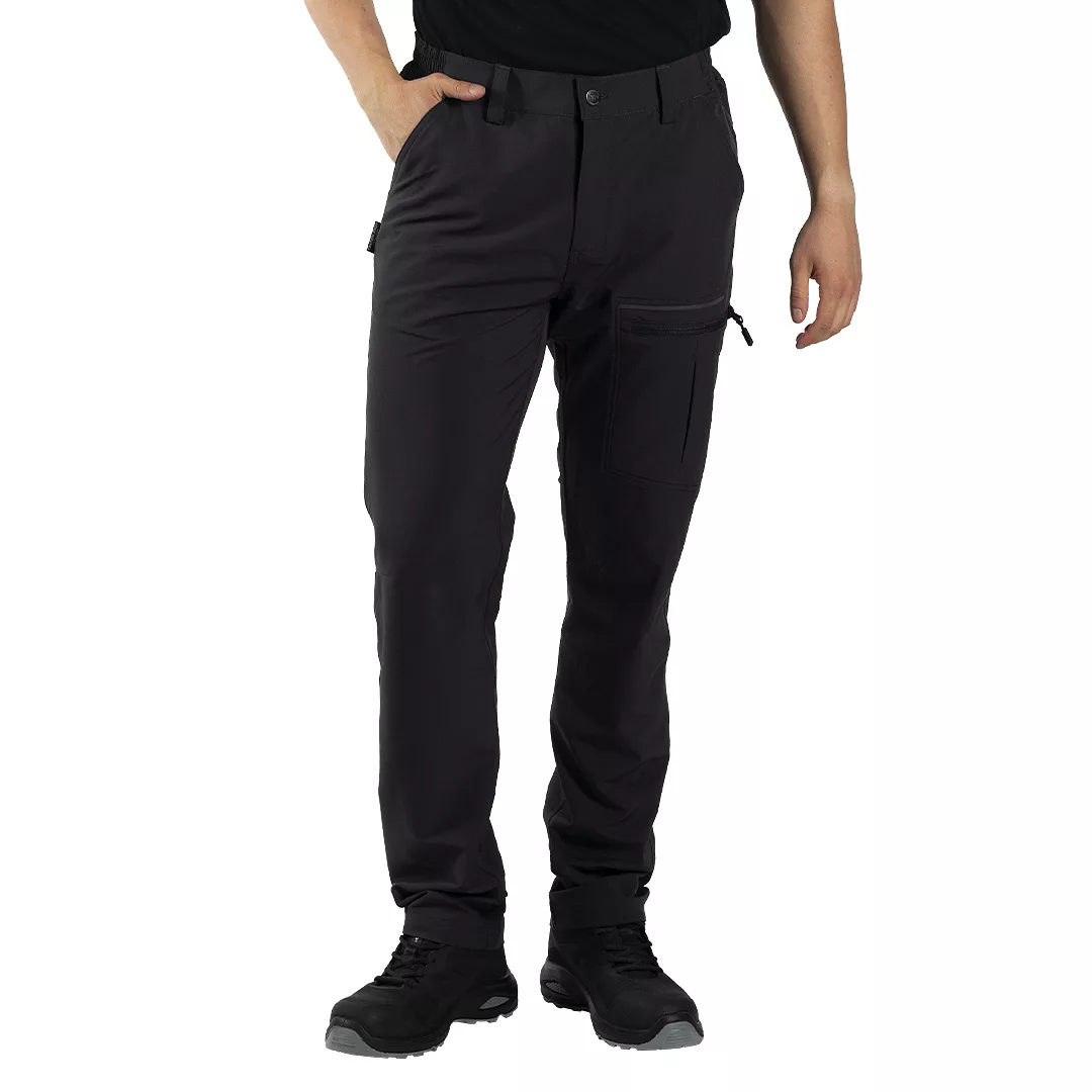 PANTHER TRACK PANTS, funkcionalne pantalone sa elastinom, tamno siva