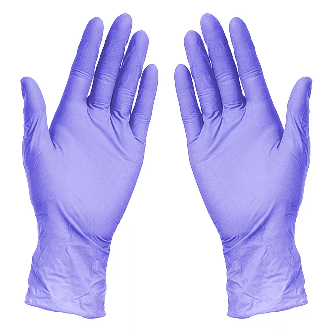 NITRILE GLOVES, nitrilne jednokratne rukavice, 100 kom, lila