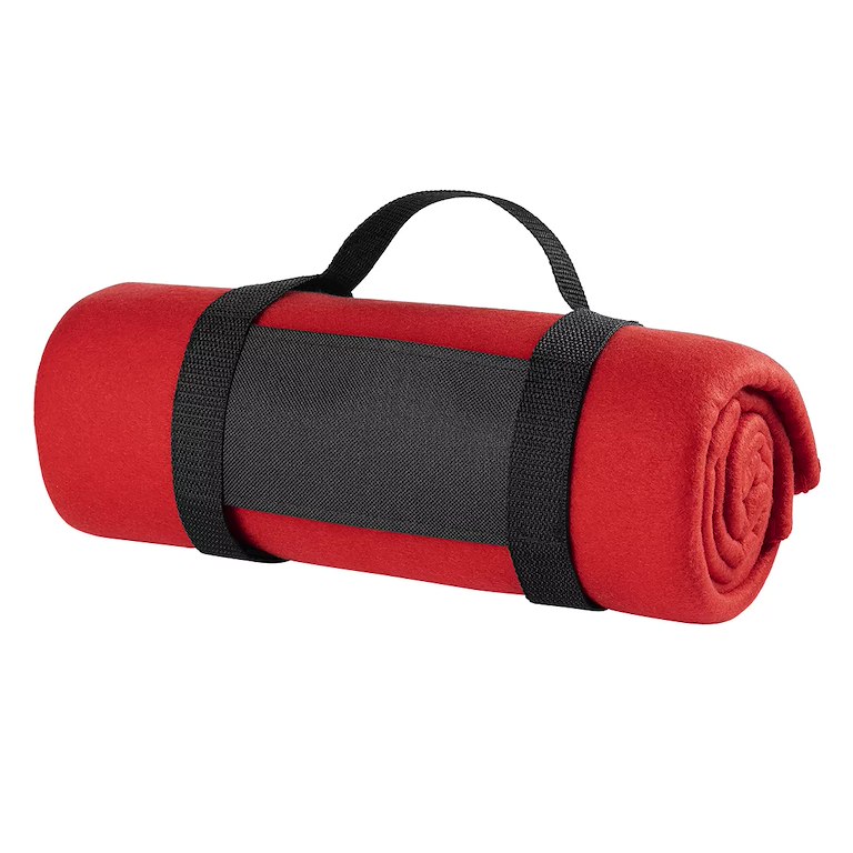 BLANKET ROLL, ćebence od brušenog polara, 180 g/m2, crveno