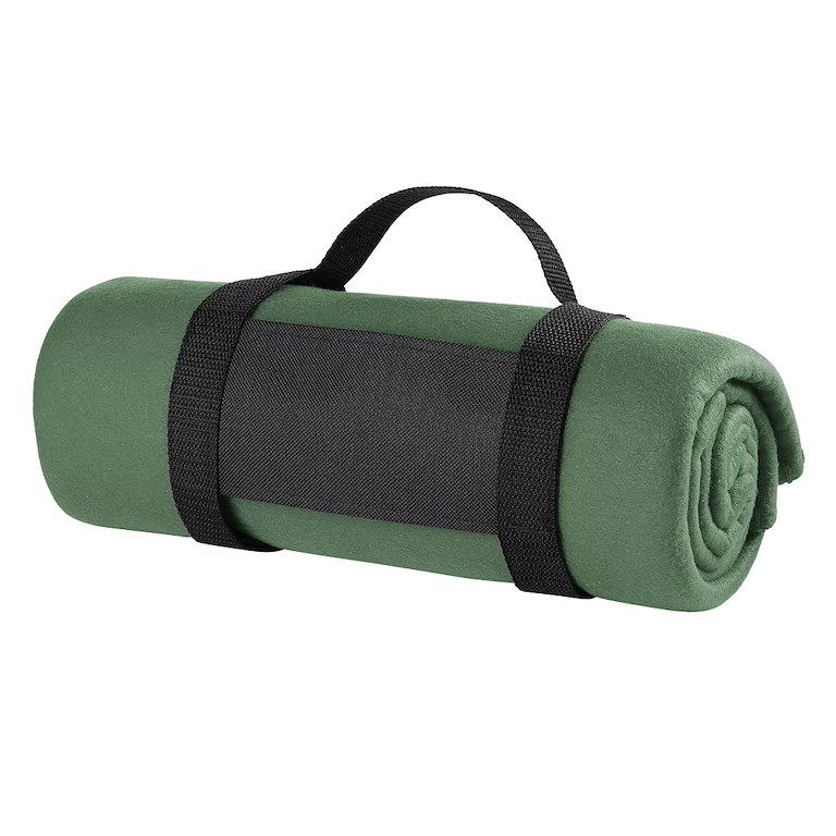 BLANKET ROLL, ćebence od brušenog polara, 180 g/m2, tamno zeleno