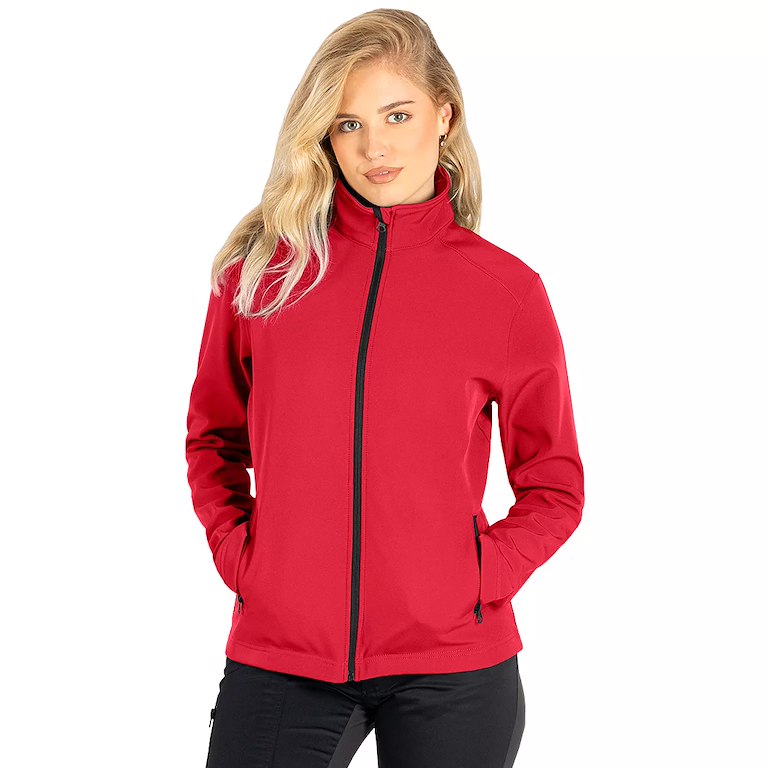 BEST NEO WOMEN, ženska softshell jakna, 280 g/m2, crvena