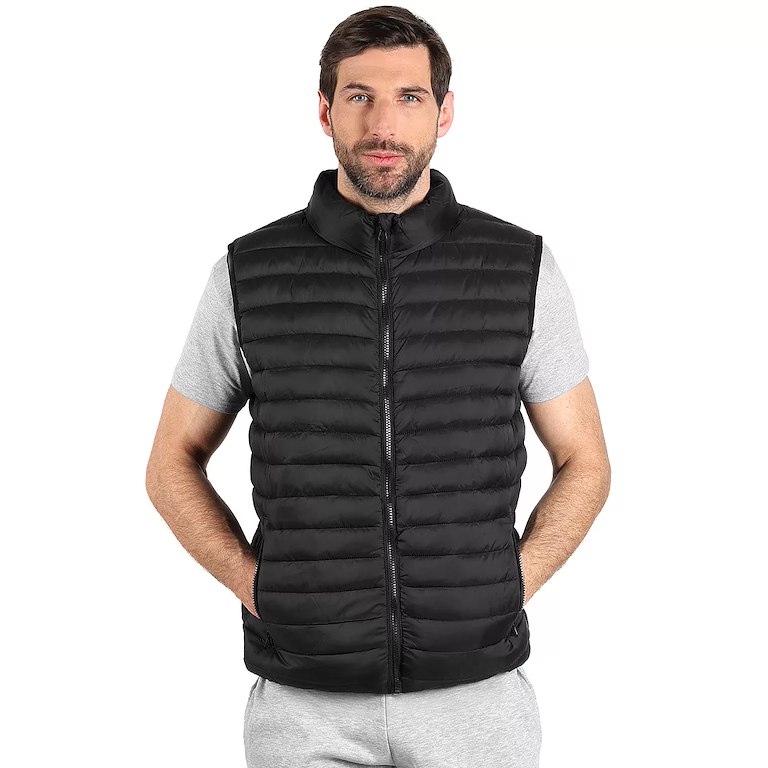 LIBERTY VEST MEN, prsluk, crni