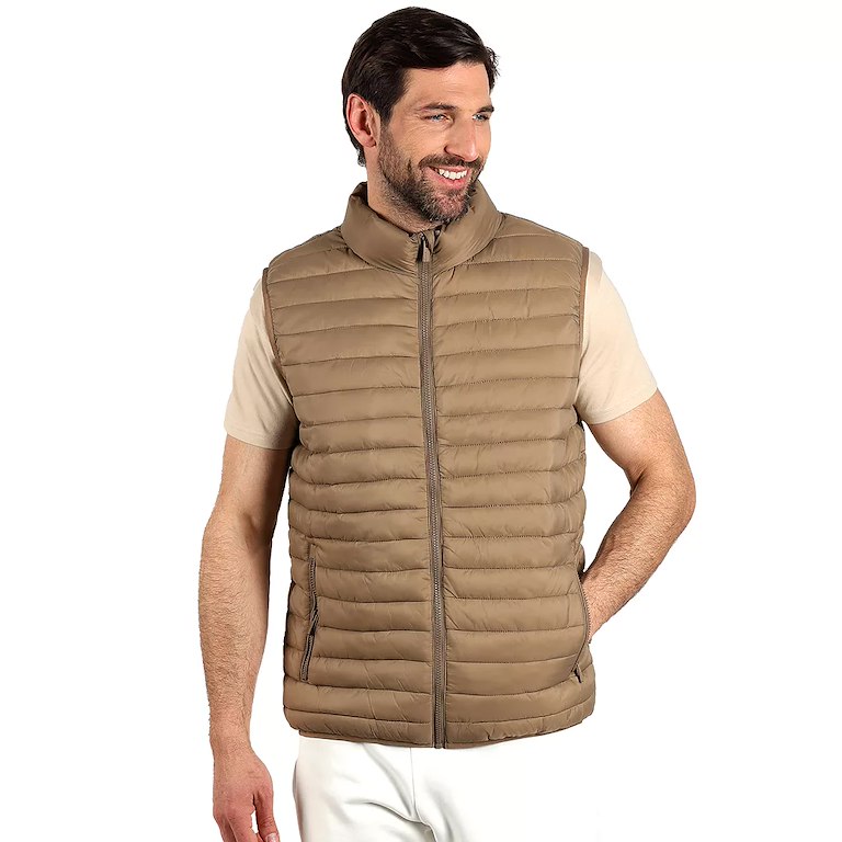 LIBERTY VEST MEN, prsluk, svetlo braon