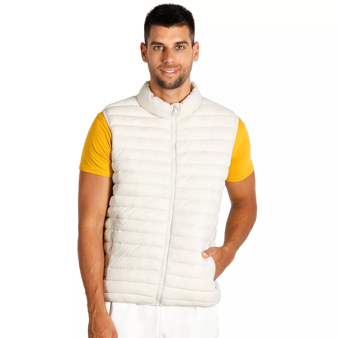 LIBERTY VEST MEN, prsluk, krem-beli
