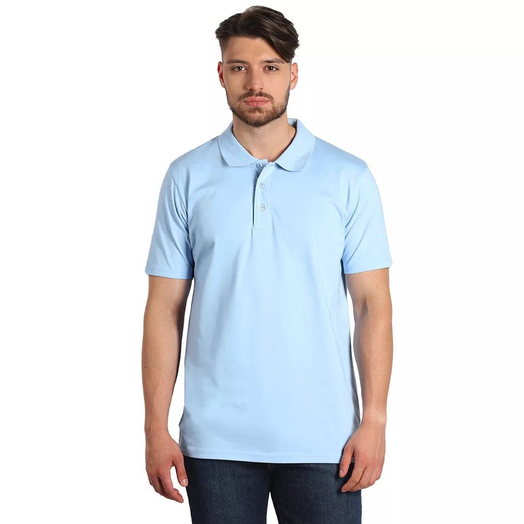 PREMIUM POLO, polo majica, 180 g/m2, svetlo plava