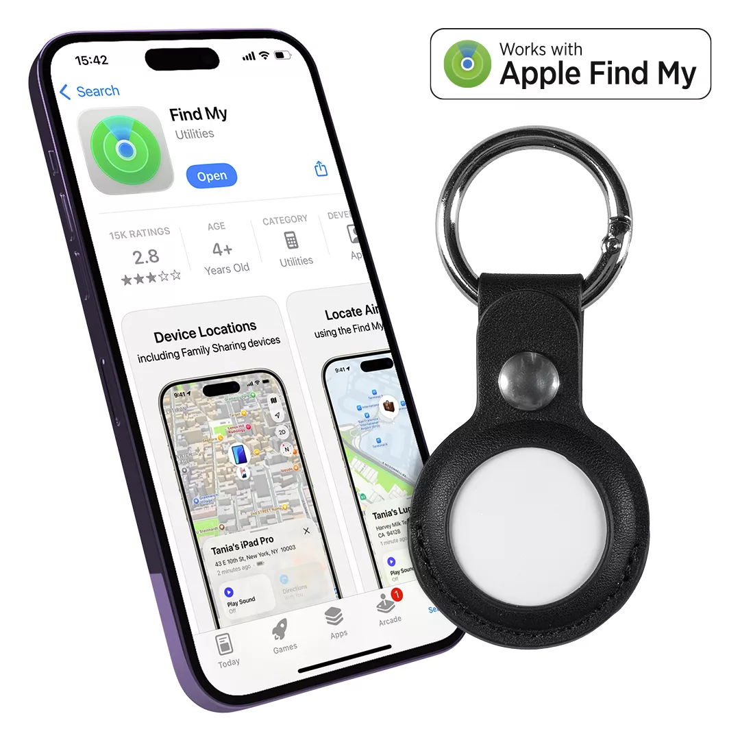 LOCATEPRO, find my privezak sa funkcijom lociranja, crni