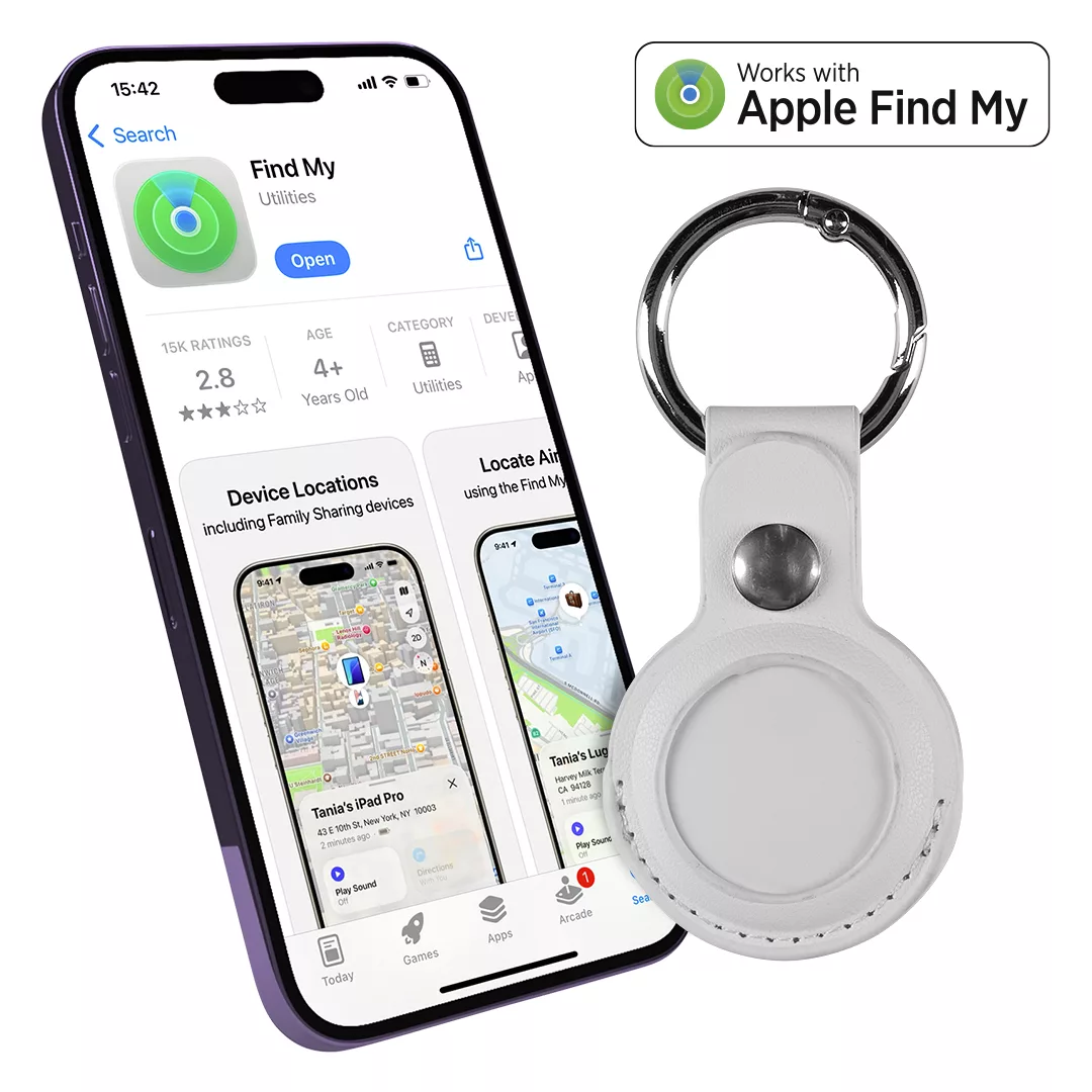 LOCATEPRO, find my privezak sa funkcijom lociranja, beli