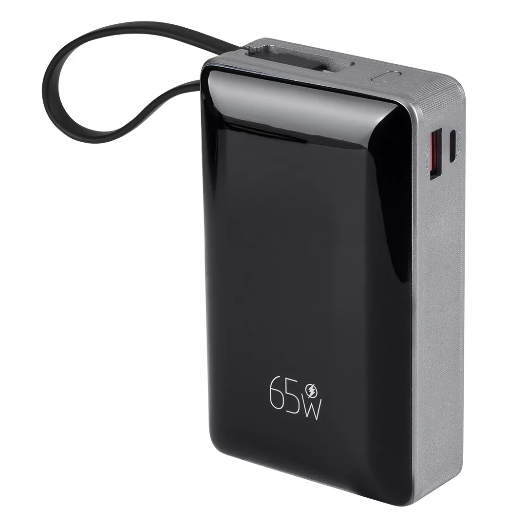 ZEST 20PD 65W, pomoćna baterija za laptop, 20.000 mah, 65 w, tamno siva