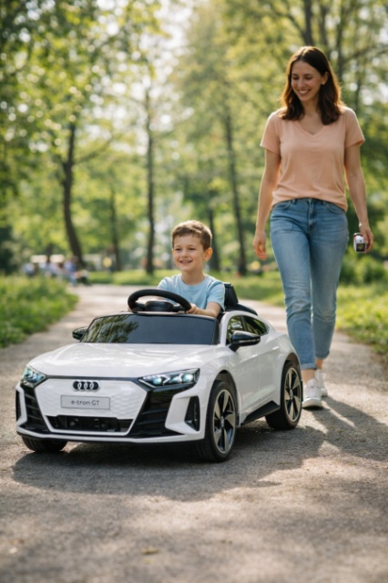 ThemaSport auto na baterije audi e-tron gt bela (licencirani model) ( ts-168-2r-be )
