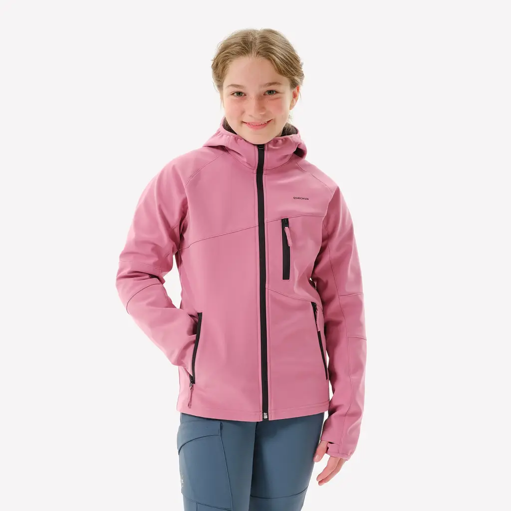 Jakna za planinarenje MH900 TW softshell dečja (7-15 godina)