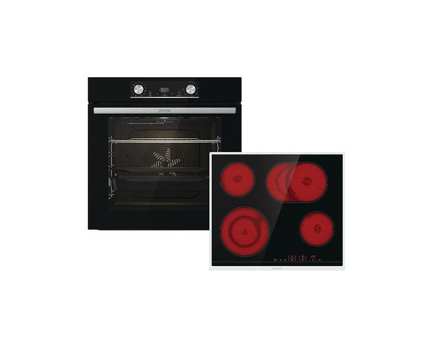 GORENJE BLACK STEAM SET UG.RERNA BOSX 6737 E06BG I UG.PLOČA ECT 43 X