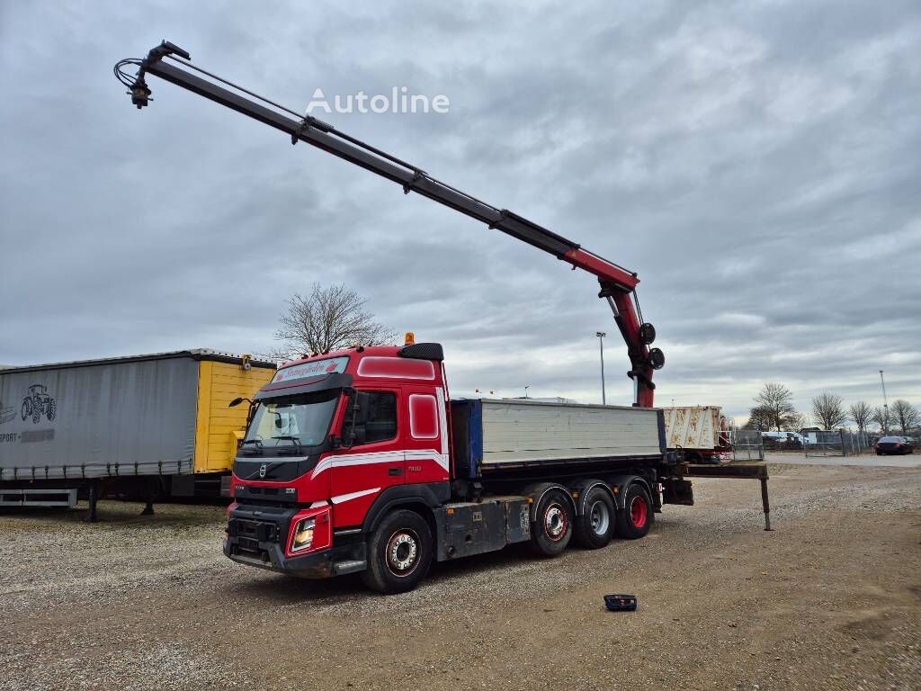 Volvo FMX 500 8x4/4 // HMF 2120 K4 // 3 side tipper kiper