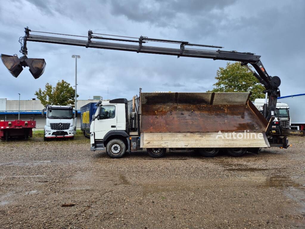 Volvo FM 460 8x4/4 //HIAB 211 EP-4 // 3 sidetip kiper