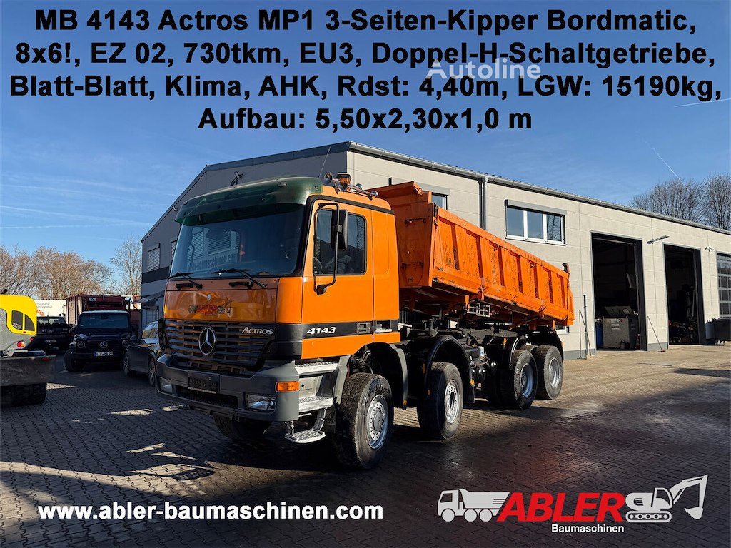 Mercedes-Benz Actros 4143 kiper