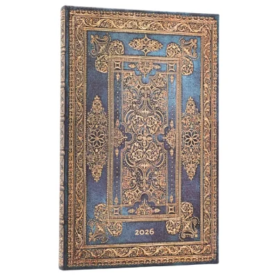 Datumirana agenda 2026 - Paperblanks, Blue Luxe, Maxi, Vertical