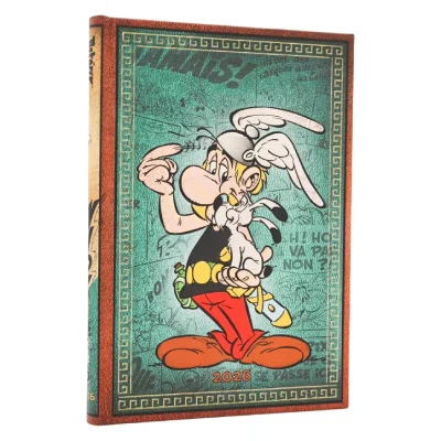 Datumirana agenda 2026 - Paperblanks, Asterix The Gaul, Midi, Vertical