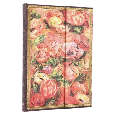 Datumirana agenda 2026 - Paperblanks, Renoir, Letter to Morisot, Midi, Horizontal