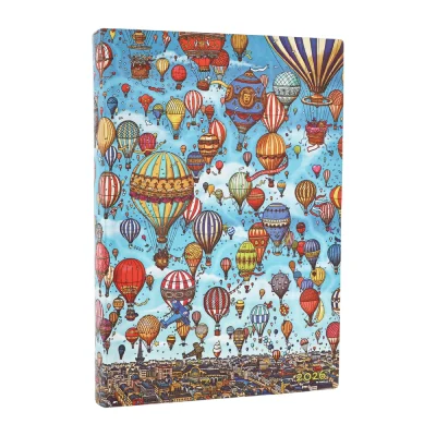 Datumirana agenda 2026 - Paperblanks, Balloon Festival, Midi, Daily