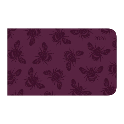 Datumirana agenda 2026 - Ladytimer To Go, Purple, Deluxe, 15x9 cm