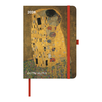 Datumirana agenda 2026 - ArtDiary, Gustav Klimt, 16x22 cm