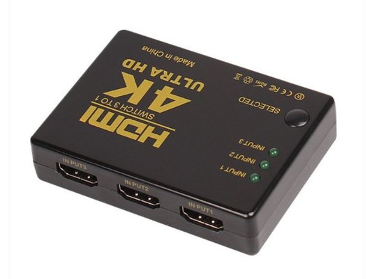 ATC HDMI switch 3-In/1-Out 4K x 2K + daljinski