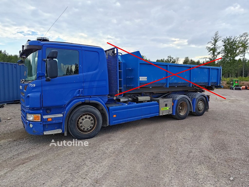 Scania P400 *6x2 *SORLING 26ton *WB=4.30m *RETARDER kamion rol kiper