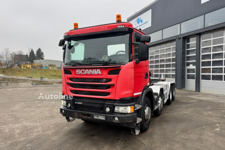 Scania G490 8x4 Hiab 26T AHK kamion rol kiper