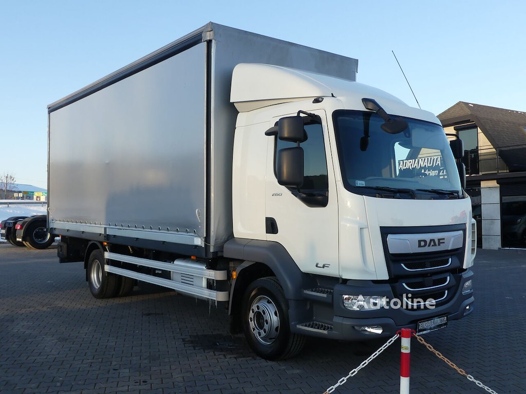 DAF LF 16.260 / BURTO FIRANKA / PRZEBIEG 90 TYS KM !!! / EURO 6 / ID kamion sa klizna zavesa cerada