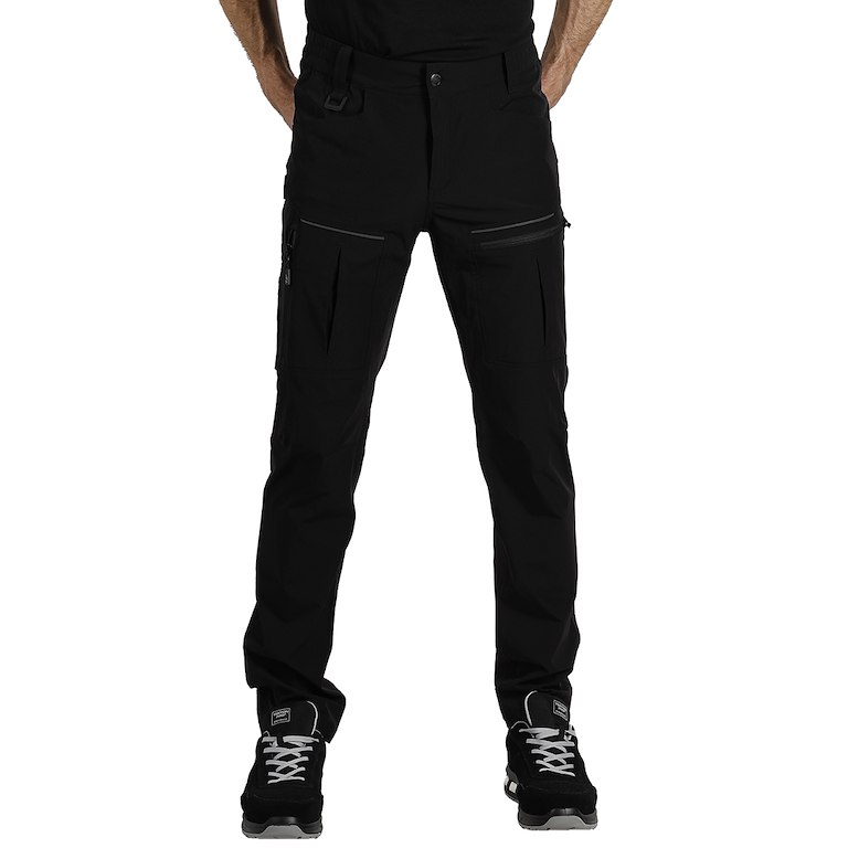 PANTHER PANTS S, servisne radne pantalone sa elastinom, crna