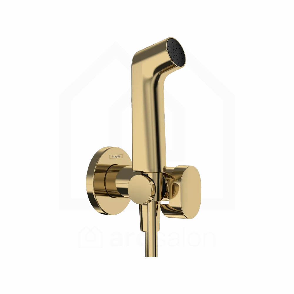 Hansgrohe EcoSmart higijenski tuš za toplu vodu sa držačem za tuš i tuš crevom Polished Gold Optic 29232990