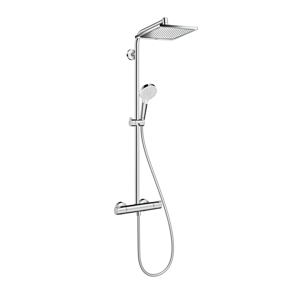 Hansgrohe Crometta E termostatski usponski tuš 240 Chrome 27271000
