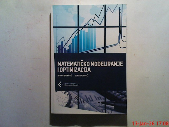 MATEMATICKO MODELIRANJE I OPTIMIZACIJA - MARKO BACKOVIC