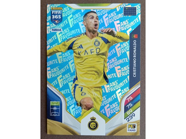 2026 FIFA 365 Adrenalyn XL Cristiano Ronaldo FF Blue