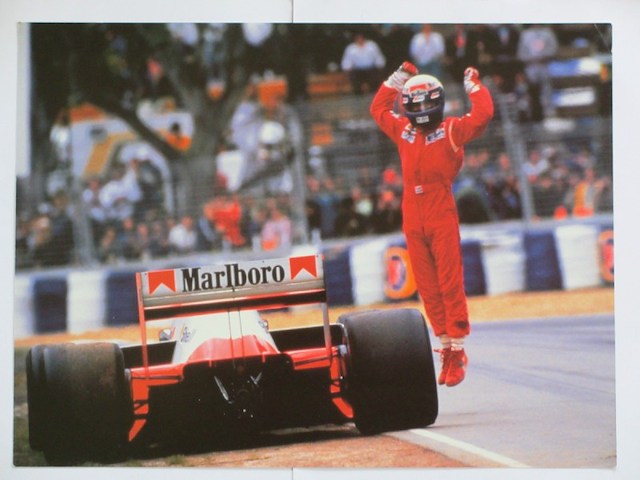 Fotografija F1 trka Adelaide GP Alain Prost 1986.
