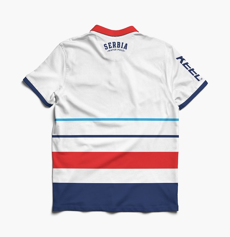 White polo shirt Serbia
