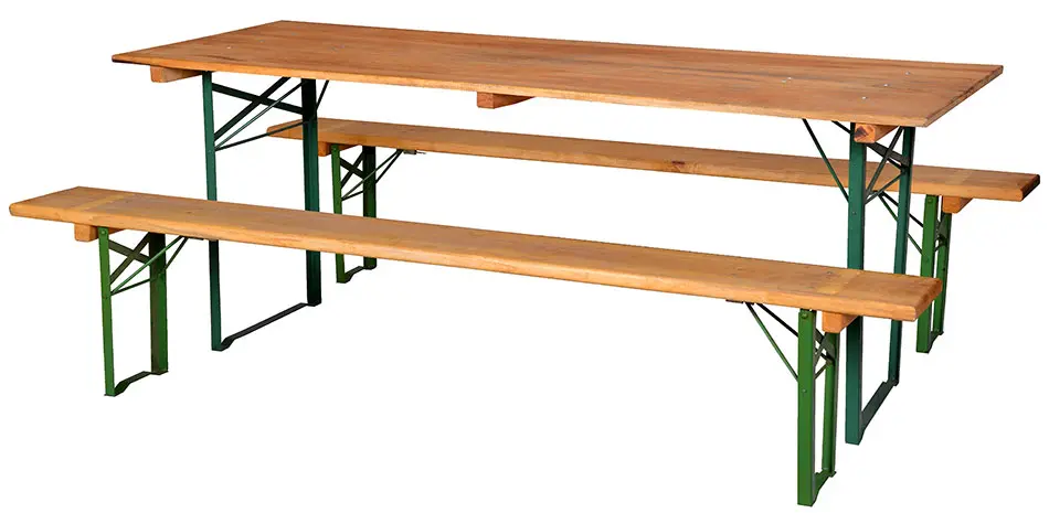 Pivski Set - 2 Klupe i Sto - 200 x 70 cm