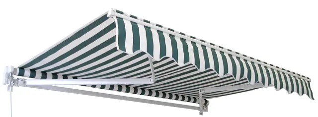 Tenda za zid ili plafon - Stripes 4x2.5 m zelenobela