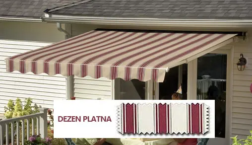 Tenda za zid ili plafon 350x250cm Homey stripes