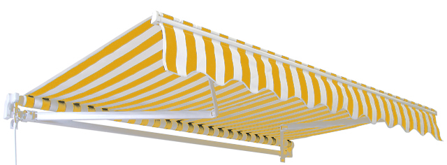 Tenda za zid ili plafon - Stripes 3x2 m žutobela