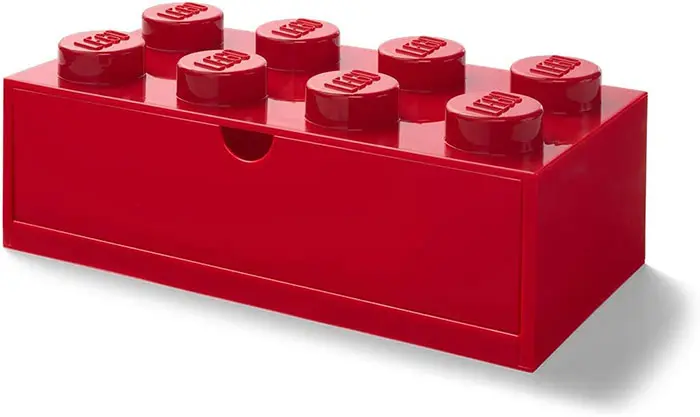 Stona fioka LEGO® Kocka 8 30x15x11cm crvena 4021