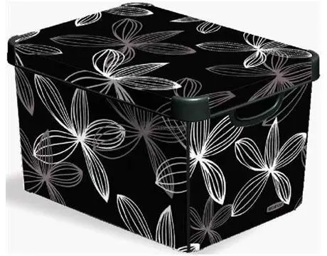Curver kutija za odlaganje Deco Stockholm 25l Black Lily CU 04711-D66