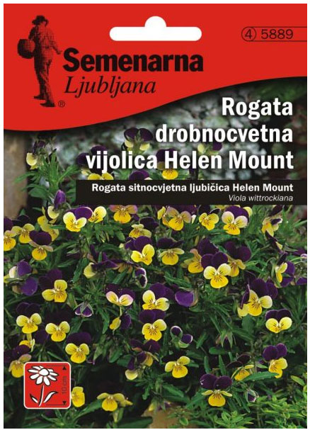 Seme za cveće Ljubičica sitnocvetna Helen Mount - Viola wittrockiana 5889