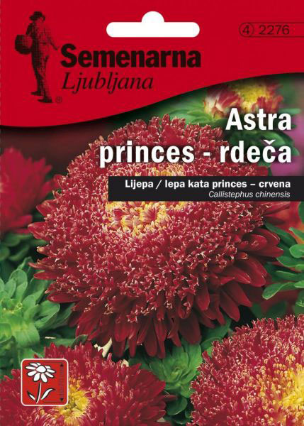 Seme Lepa Kata Princes - crvena - Callistephus chinensis 5 kesica 2276