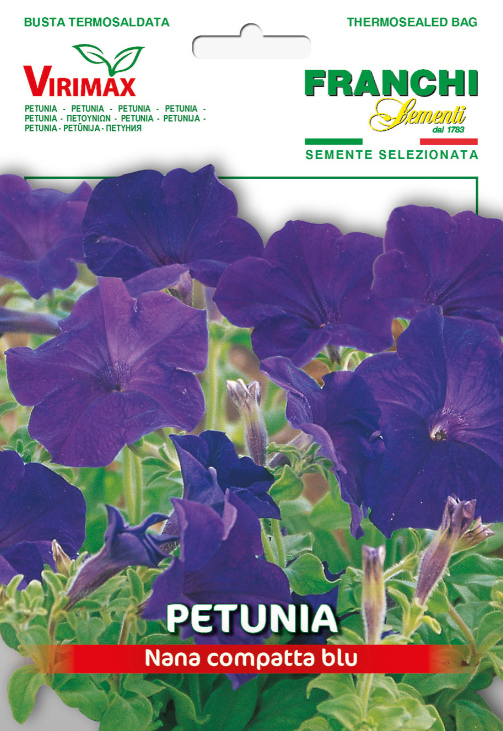 Cveće Petunija niska plava - seme 10 kesica Franchi Sementi Virimax