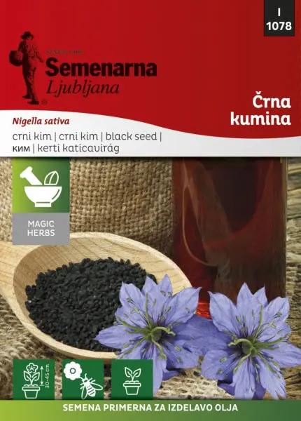Seme za začinsko bilje - Crni kim - Nigella sativa 1078