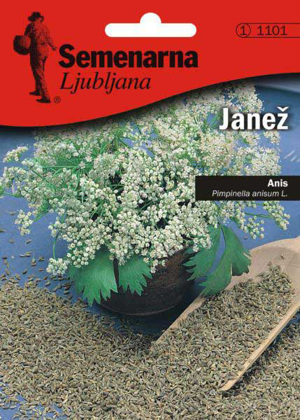 Seme za začin 10 kesica - Anis - Pimpinella anisum Semenarna 1101